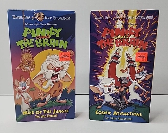 PINKY AND THE Brain VHS Lot/Bundle of 2 (VHS, 1997) Warner Bros ...