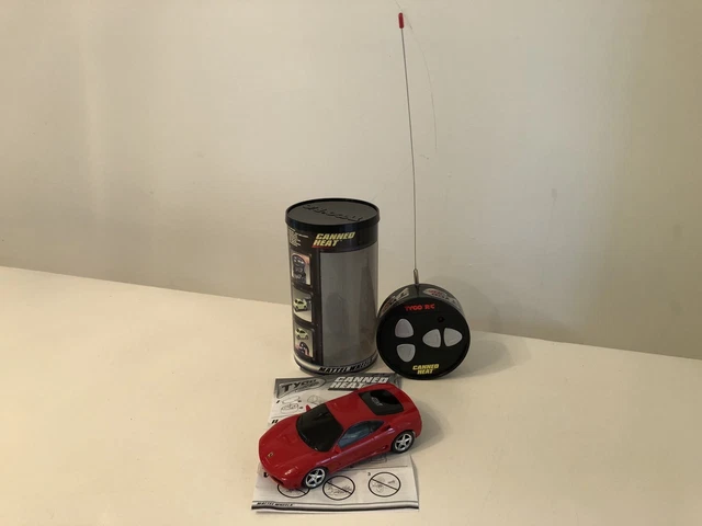 VINTAGE 2000 FERRARI 360 Tyco Canned Heat Retro Micro RC Mattel Wheels ...