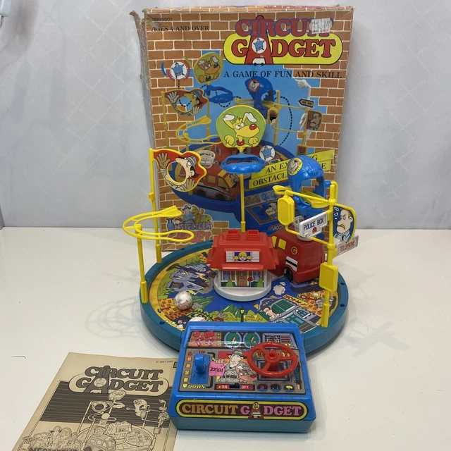 INSPECTOR GADGET CIRCUIT Gadget board game 1984 Bandai Vintage Obstacle ...