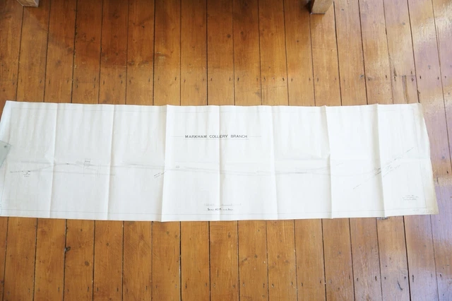 MARKHAM COLLIERY BRANCH Signalling Diagram Track Plan Railway Map £29. ...