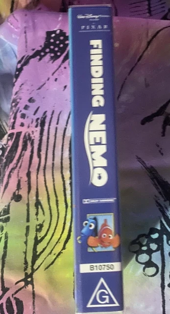 FINDING NEMO VHS Walt Disney Pixar Video Tape PAL Talking Sea Animals ...