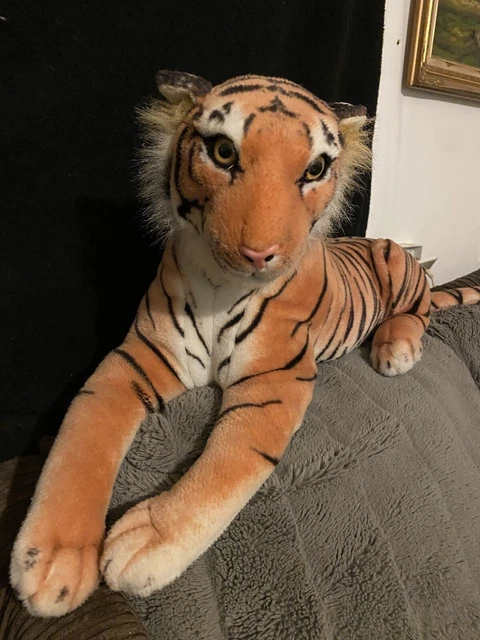 TIGER SOFT TOY 39 Inch From Paw To Tail Lovely Well Made £8.50 ...