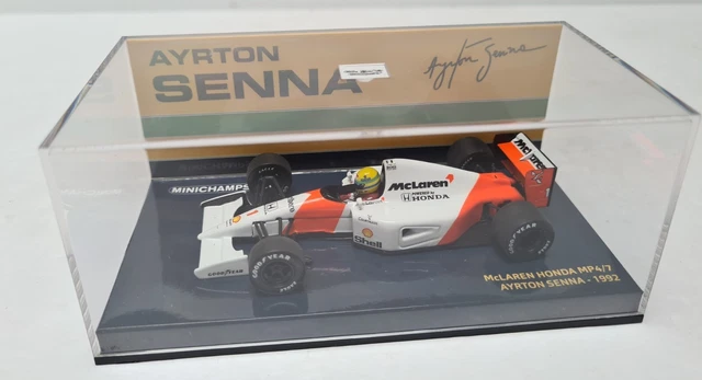 MINICHAMPS F1 MCLAREN Honda MP4/7 1992 - Ayrton Senna échelle 1/43 EUR 57,64 - PicClick FR