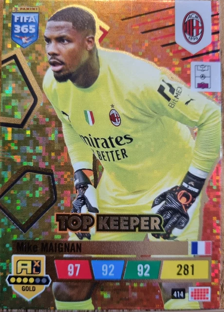 PANINI FIFA 365 Adrenalyn XL 2023 Top Keeper N°414 Mike Maignan AC ...