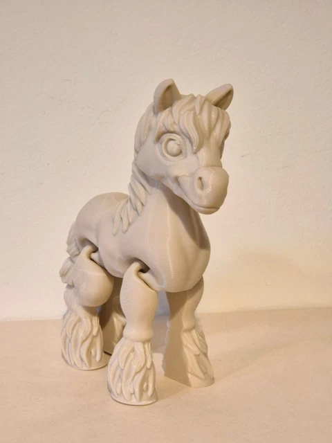 CLYDESDALE HORSE - Articulated 3d printed fidget £8.00 - PicClick UK