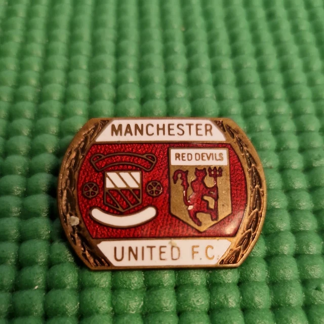 VINTAGE ORIGINAL 1970/80S Reeves Manchester United Badge Man Utd Pin ...
