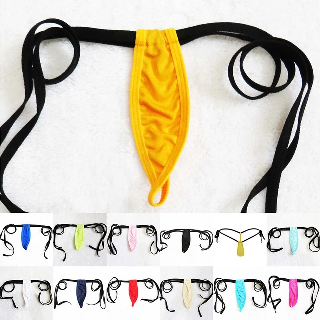 Culotte Lacets Jaune Vif String Culotte Lingerie Sous V Tements Eur 8