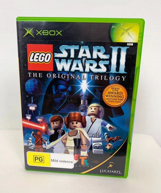 MICROSOFT XBOX ORIGINAL Lego Star Wars II The Original Trilogy Game R4 ...