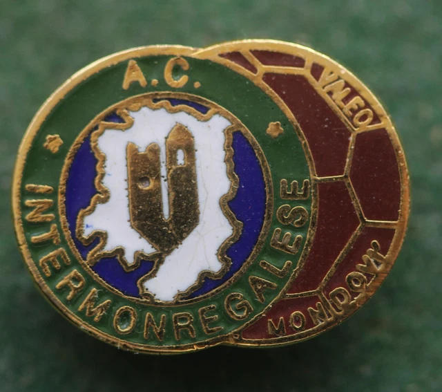 ITALY ITALIA INTERMONREGALESE Calcio Football Enamel Pin Badge ...