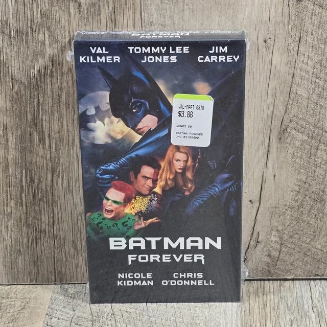 BATMAN FOREVER - VHS - New Sealed Watermark Val Kilmer Jim Carrey ...