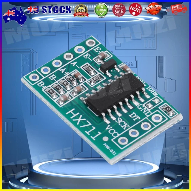 AU HX711 PRESSURE Sensors Microcontrollers 24-bit Precision Load Cell A ...