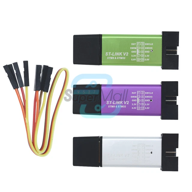 ST-LINK V2 PROGRAMMING Unit mini STM8 STM32 Emulator Downloader EUR 3,55 - PicClick DE
