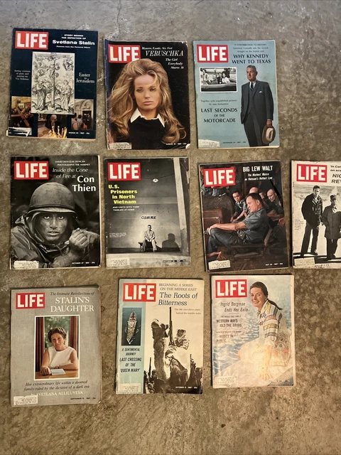 LIFE MAGAZINE 1967 (10) Politics, Vietnam, Capote, Queen Mary, Ingrid ...