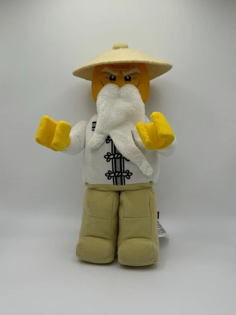 RARE LEGO NINJAGO Master Wu Plush Mini Figure Soft Toy By Manhattan £25 ...