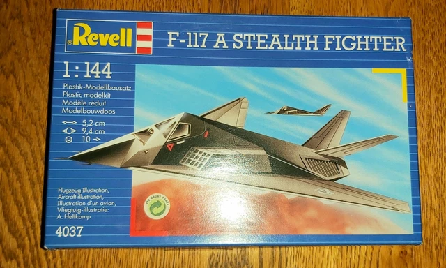 REVELL F-117 A Stealth Fighter 1/144 Scale Model Kit 04037 £2.99 ...