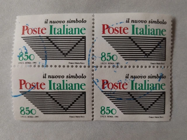 FRANCOBOLLI ITALIA 1995 - Nuovo Simbolo Poste Italiane - Lire 850 Usato ...