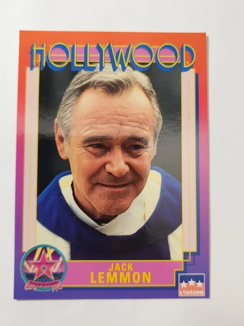 JACK LEMMON HOLLYWOOD Walk of Fame Card # 2 Starline Vintage 1991 NM £1 ...