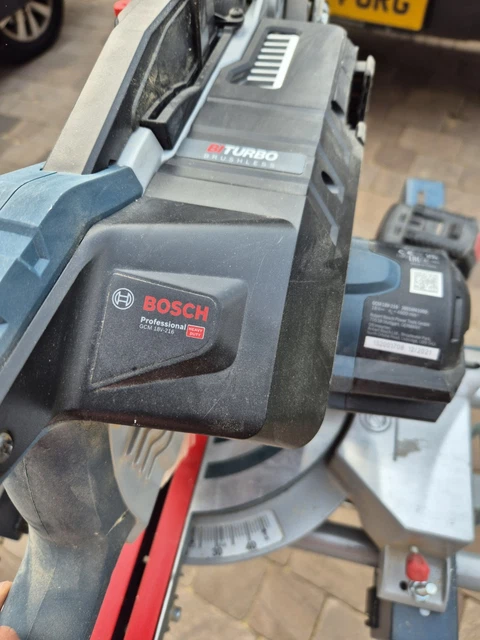 BOSCH PROFESSIONAL GCM 18v-216 BITurbo Brushless Double Bevel Mitre Saw ...