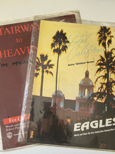 HOTEL CALIFORNIA / Stairway To Heaven - Guitar Tabs Sheet Music EUR 9 ...