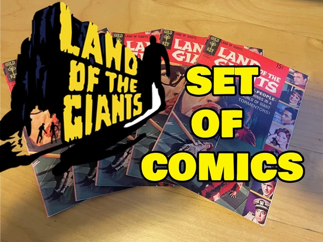 LAND OF THE Giants TV Series Comic Gold Key - 5 COPIES £100.62 ...