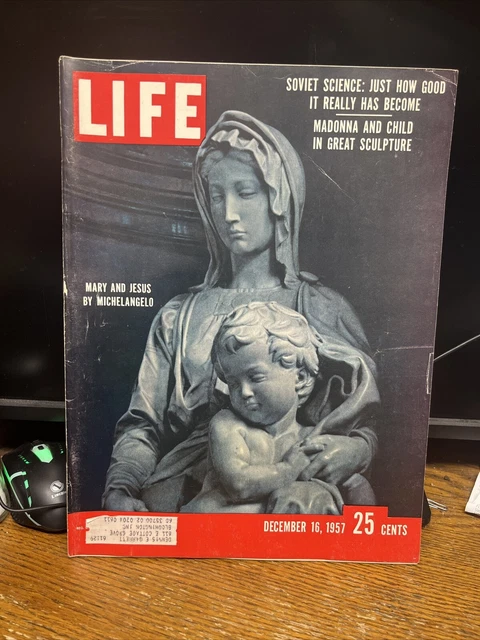 LIFE MAGAZINE DECEMBER 16, 1957 Vintage Michaelangelo £22.36 - PicClick UK