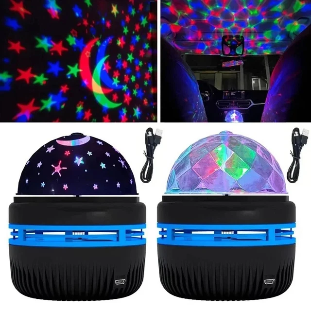 STARRY SKY LED Mini Disco Ball Night Light Projector USB Galaxy ...