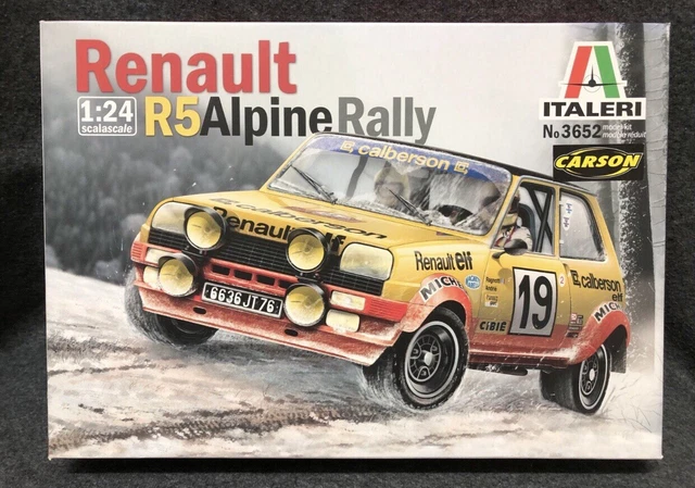 RENAULT R5 ALPINE Rally 1:24 Model Kit Bausatz Italeri 3652 EUR 29,00 ...