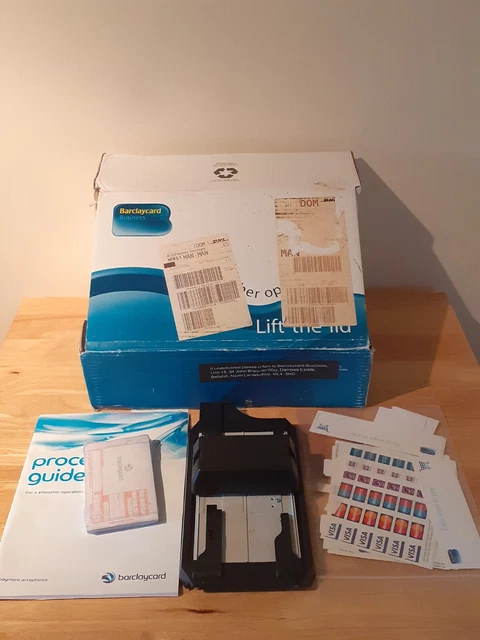 ORIGINAL VINTAGE VISA Barclaycard Credit Card Swipe Machine £50.00 ...
