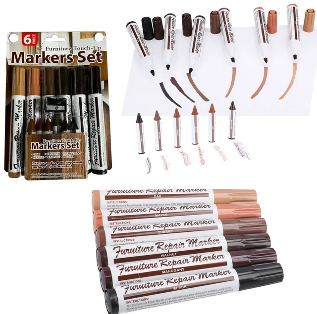 REPARATURSTIFT KORREKTURSTIFT MÖBEL Holz Parkett Reparatur 13 TLG. Stifte Wachs EUR 9,95 ...
