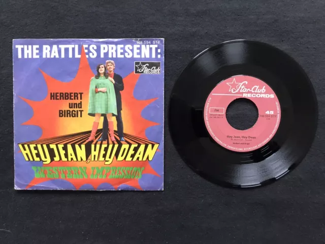 HERBERT UND BIRGIT - Hey Jean, Hey Dean (7" Singles) 1967 STAR-CLUB ...