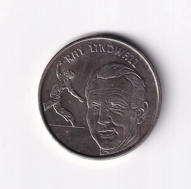 AUSTRALIA CRICKET: RAY Lindwall - Our Ashes Greats Commemorative Medal ...