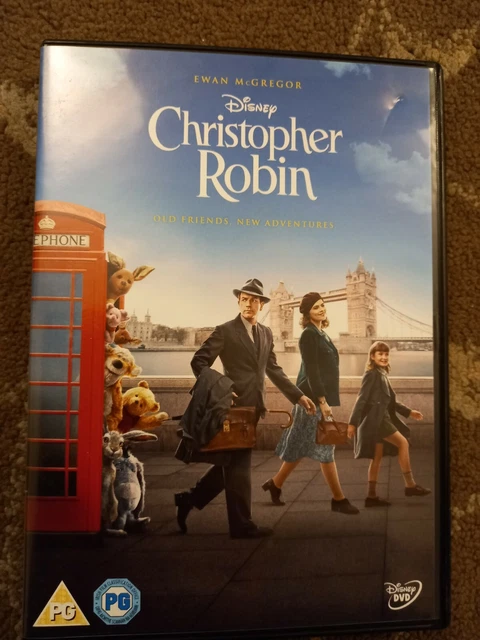 DISNEYS CHRISTOPHER ROBIN Dvd Stars Ewan Mcgregor Winnie The Pooh ...