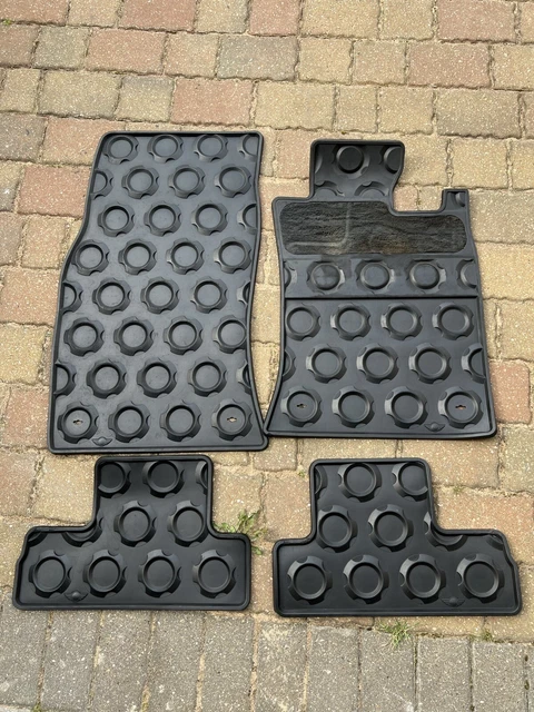 GENUINE BMW MINI R53 Rubber All Weather Floor Mats Rare Original JCW ...