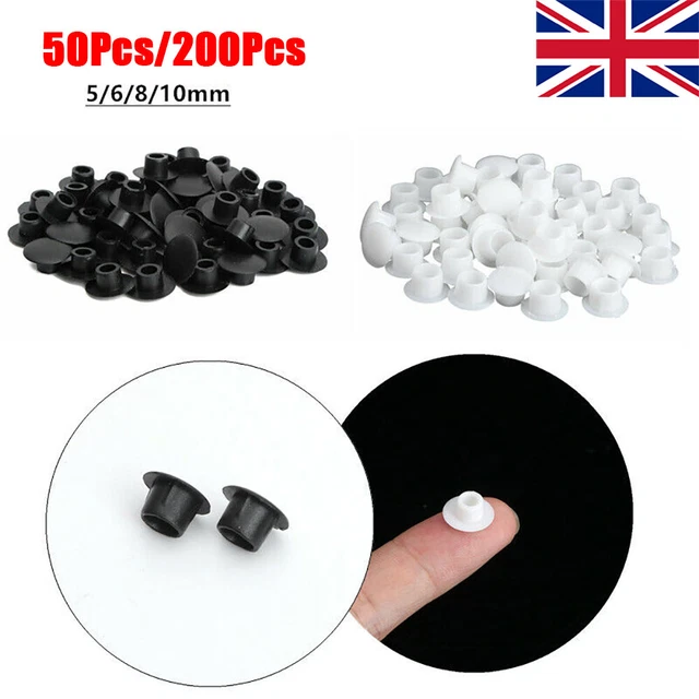 50X200X HOLE PLUGS Button Tops Shelf Peg Screw Caps Plastic Blanking Drilling £3.59 - PicClick UK