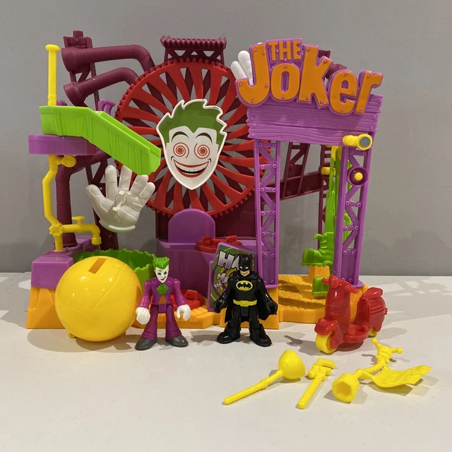 FISHER-PRICE IMAGINEXT DC The Joker Laff Factory Complete Playset With ...