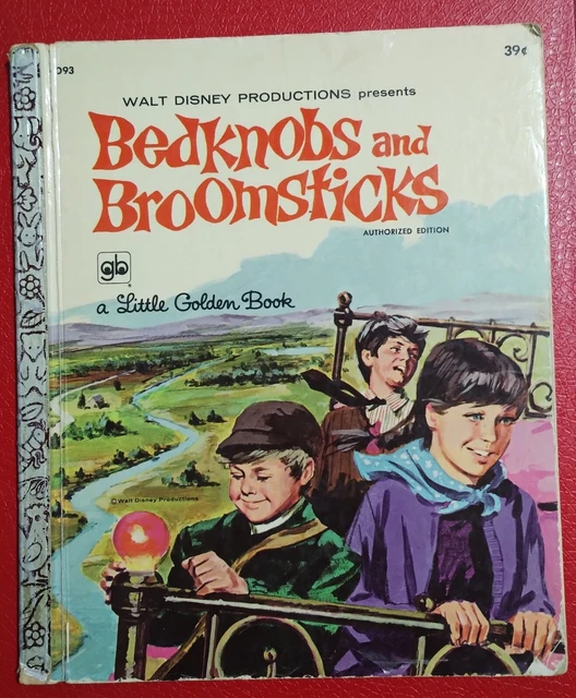 WALT DISNEY BEDKNOBS AND BROOMSTICKS Little Golden Book 1972 Sydney # ...