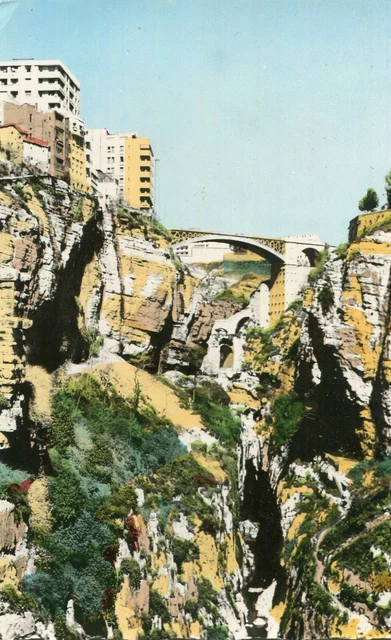 CARTE ALGERIE CONSTANTINE Gorges du Rhumel et le pont d'El Kantara EUR 2,50 - PicClick FR