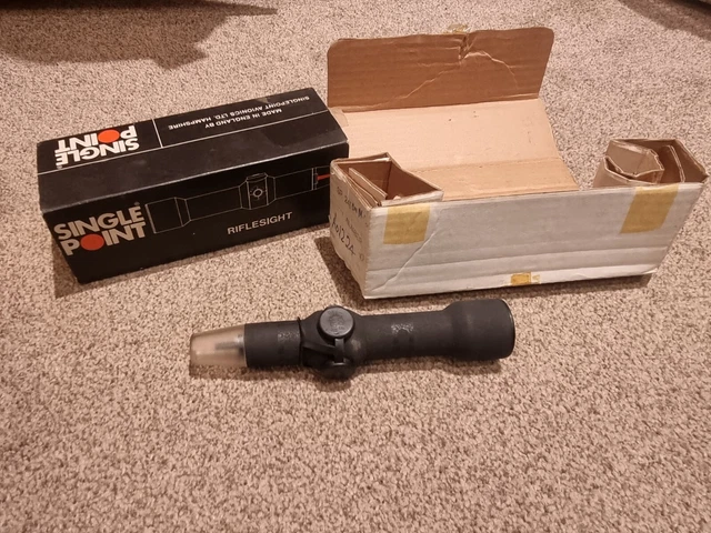 RARE VINTAGE SINGLE Point Red Dot Scope Sight, star wars blaster scope ...