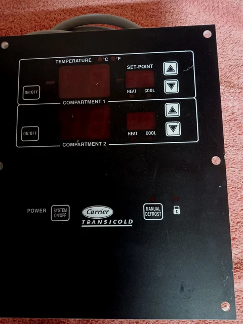 CARRIER TRANSICOLD REFRIGERATION Rear Control Panel For Truck/Trailer ...