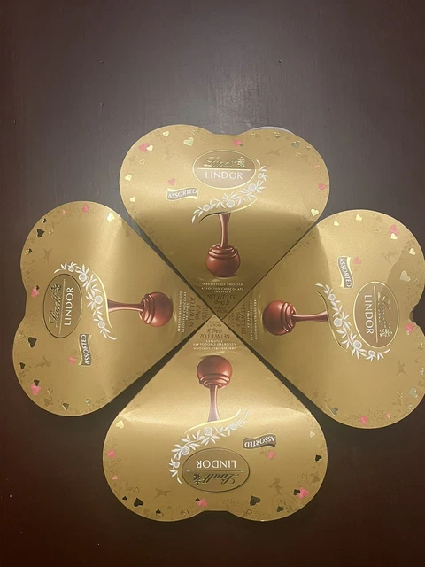 LINDT LINDOR ASSORTED Chocolate Truffles (4 Packs) £14.47 - PicClick UK