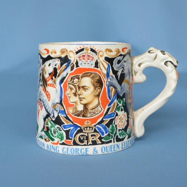 DAME LAURA KNIGHT 1937 King George VI Coronation Tankard or Large Mug £ ...