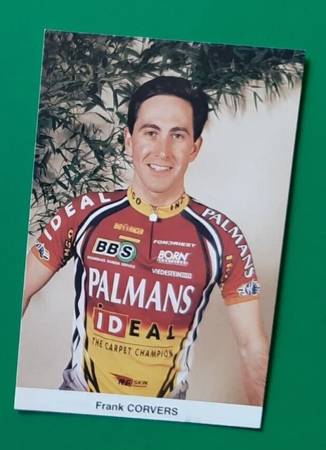 CYCLISME CARTE CYCLISTE FRANK CORVERS équipe PALMANS IDEAL 1998 EUR 1 ...