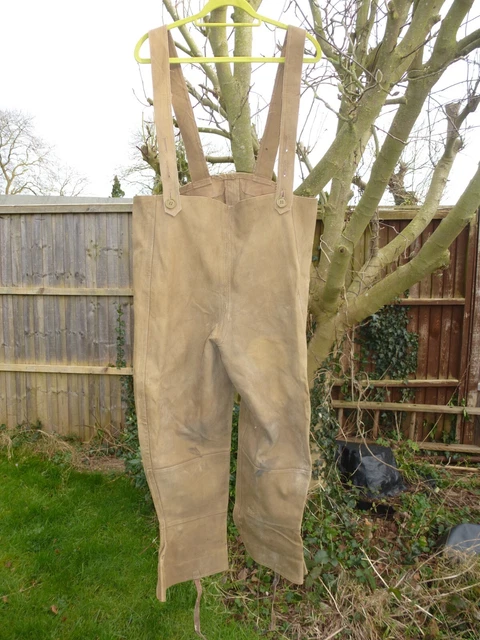 WW2 BRITISH ARMY Dispatch Despatch Rider waterproof Leggings £30.00 ...