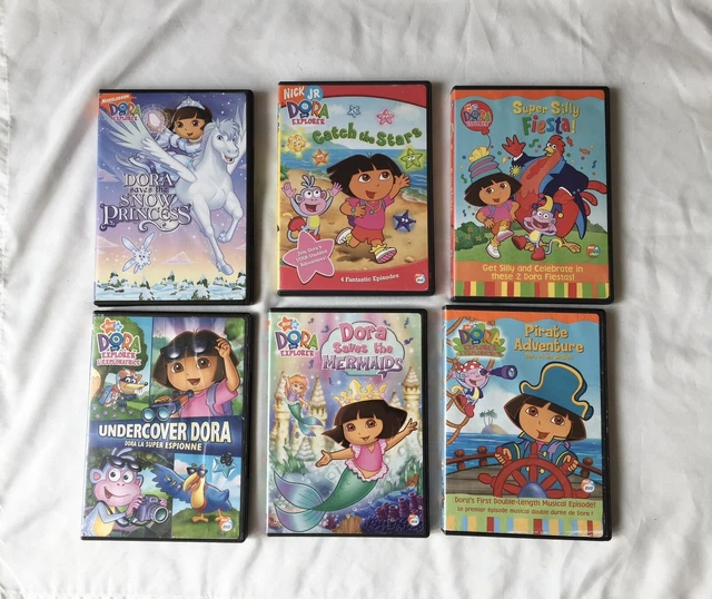 DORA THE EXPLORER DVD Lot of 6 Nickelodeon and Nick JR Tested Pre Owned ...