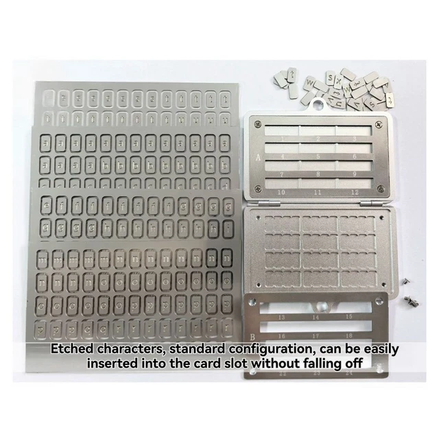 CRYPTO WALLET CRYPTO Seed Phrase Backup for BIP39 Hardware Wallets D7Q41064 £43.44 - PicClick UK