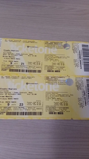 BIGLIETTO CONCERTO Claudio Baglioni EUR 70,00 - PicClick IT BIGLIETTO CONCERTO Claudio Baglioni EUR 70,00 - PicClick IT