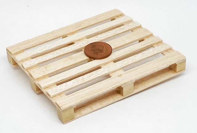 MAISON DE POUPÉES Simple en Bois Grand Palette Tumdee 1:12 Miniature ...