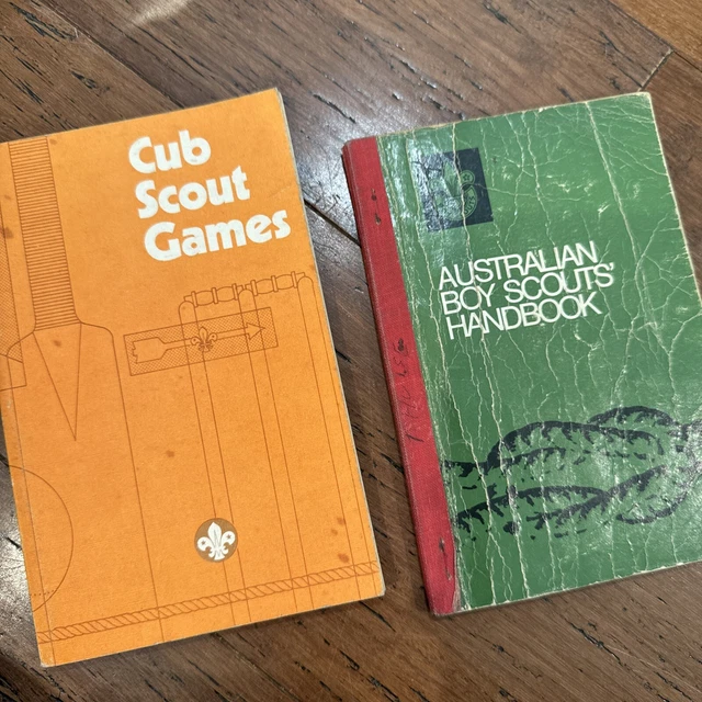 CUB SCOUT GAMES & Australasian Boy Scouts Handbook 1969 Joyce Trimby ...