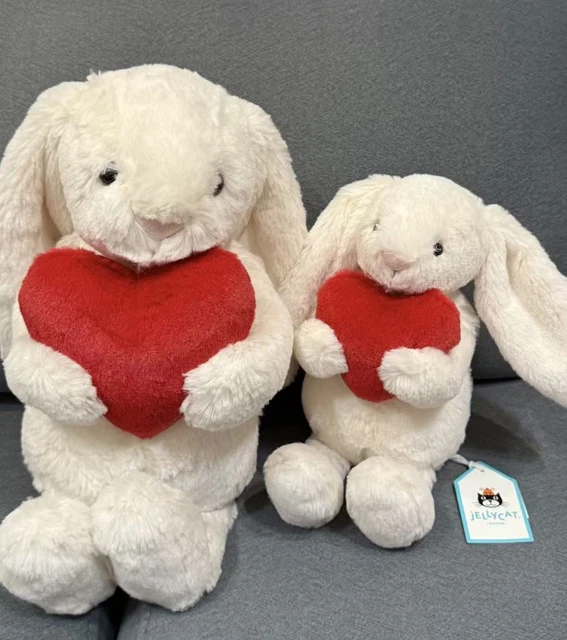 VALENTINE'S DAY GIFT Jellycat Bashful Cute Rabbit Fur Toy - 18cm / 31cm ...