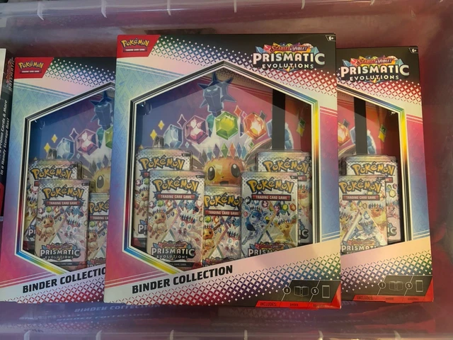 POKÉMON TCG: SCARLET & Violet - Prismatic Evolutions Binder Collection ...